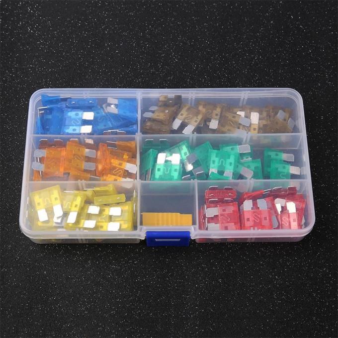 80V Low Voltage Hrc Fuse , ATF 1a Slow Blow Fuse UL Approved