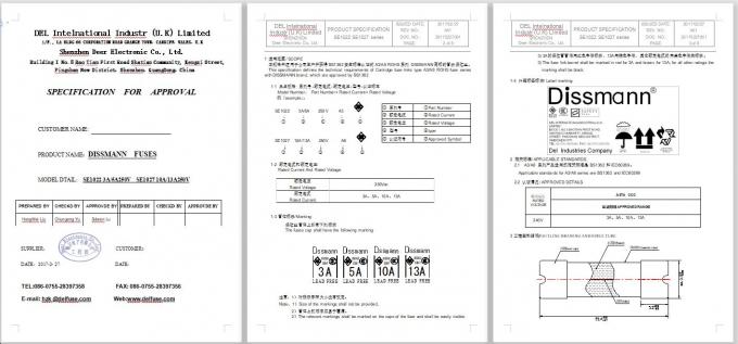 Overload Protection BS1362 Cartridge Fuses 7 Amp Rated Current