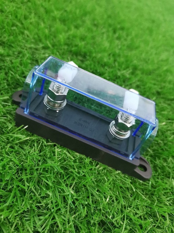 Maga Bolt On Fuse Block Blue Terminal Medium Size Flat Type Fuse Base